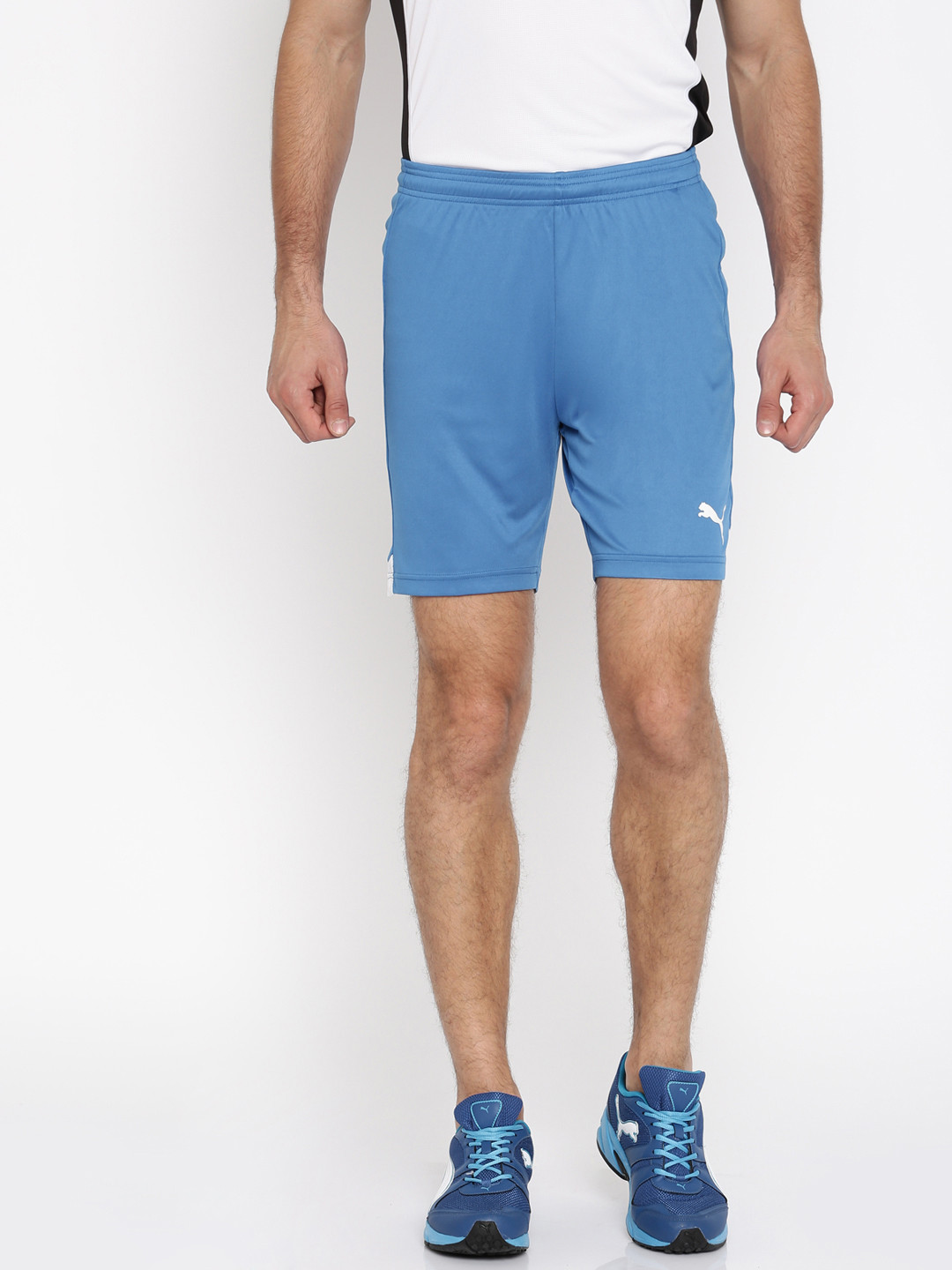 Buy Puma Men Blue DryCELL FtblTRG Sports Shorts - Shorts for Men ...