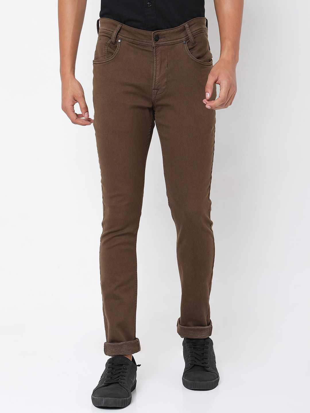 Buy Mufti Men Skinny Fit Mid Rise Clean Look Jeans - Jeans for Men ...