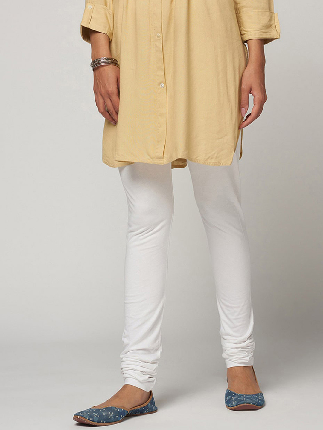 Buy Fabindia Pure Cotton Full Length Churidar - Churidar for Women ...
