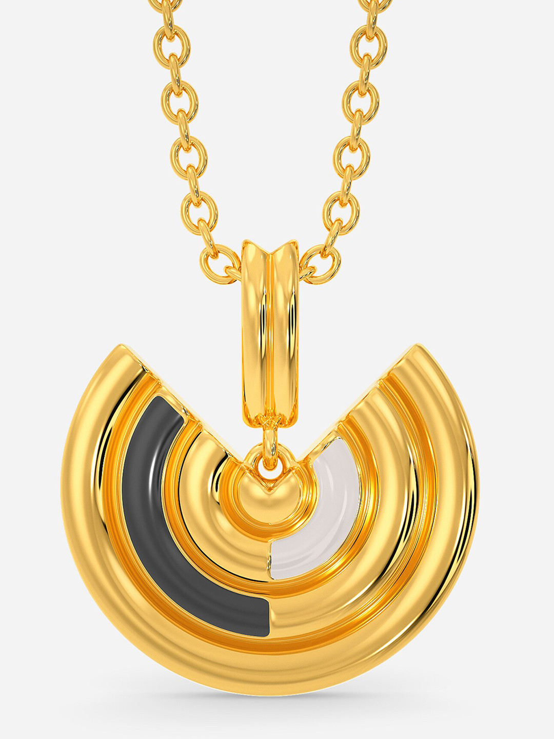 Buy MELORRA Barcode Bae 18KT Gold Pendant 3.06gm - Pendant Gold for ...