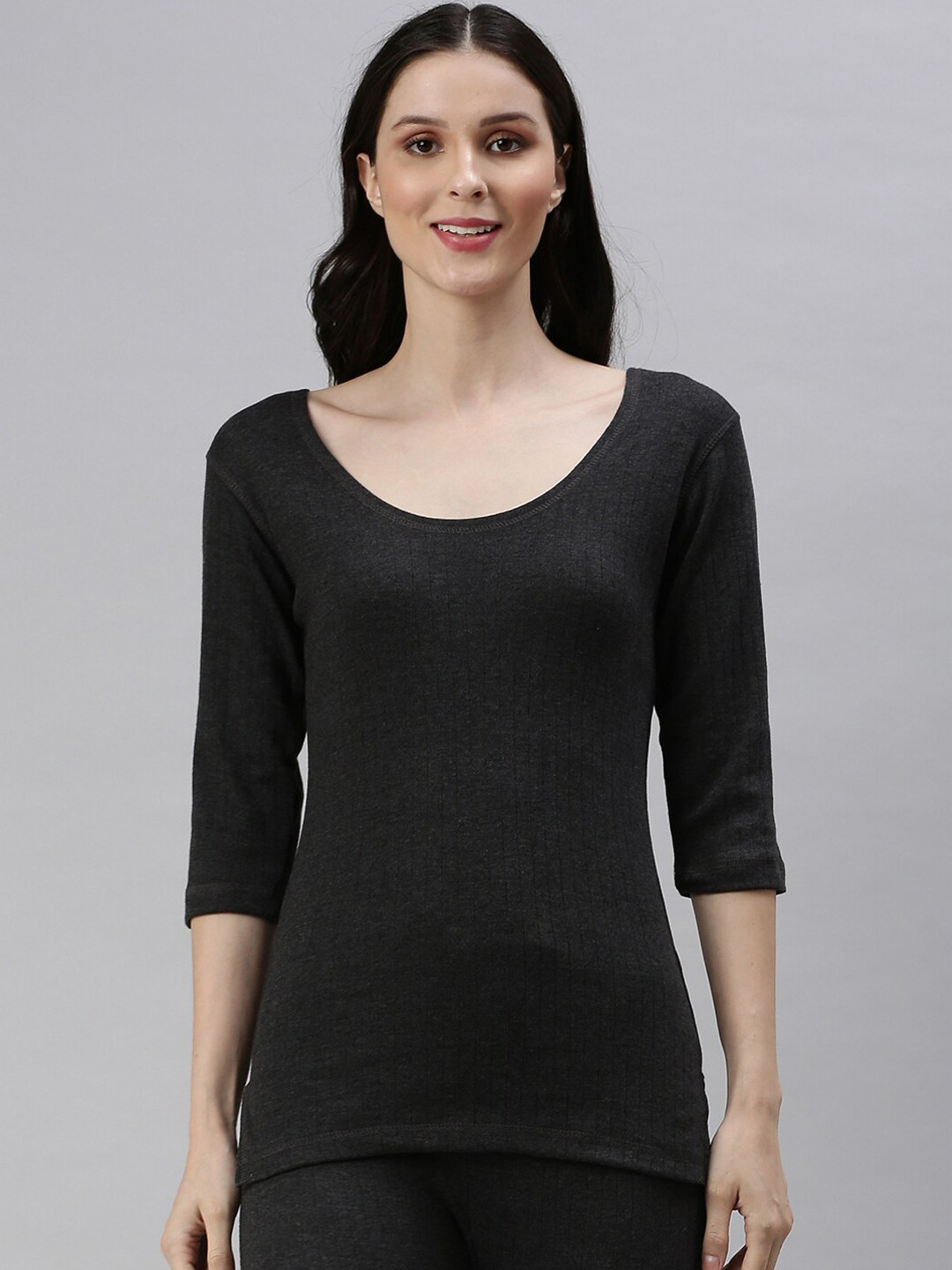 Buy LUX PARKER Women Plus Size Top And Bottom Thermal Set - Thermal Set ...