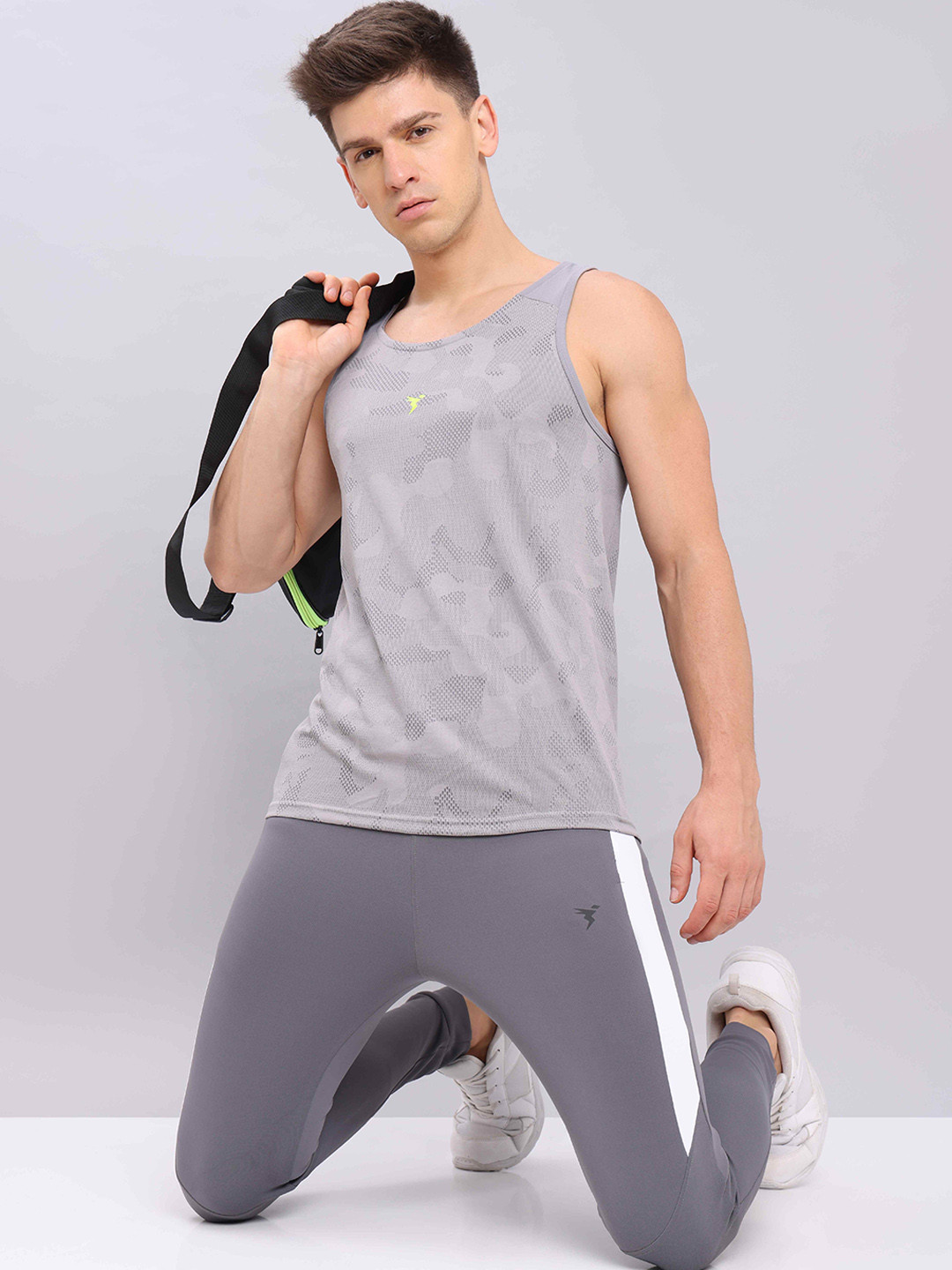 Buy Technosport Self Design Rapid Dry Gym Vests - Innerwear Vests for ...