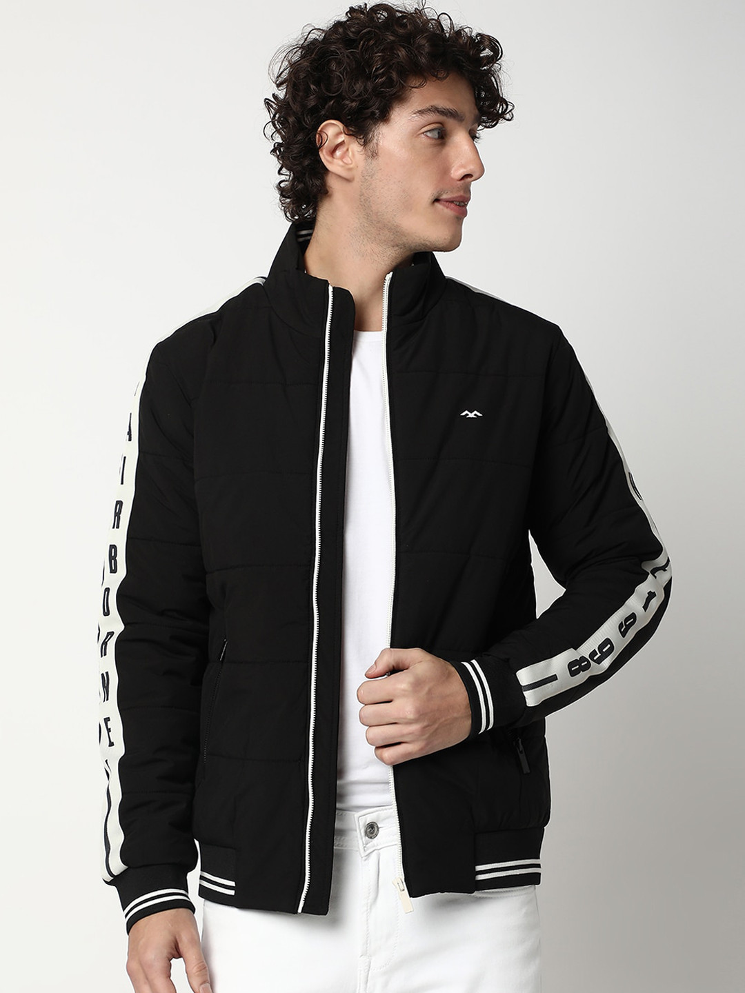 Buy Mufti Stand Collar Lightweight Padded Jacket - Jackets for Men ...