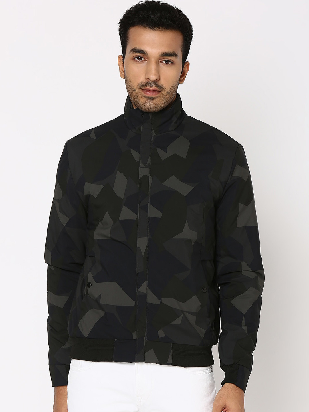 Buy Mufti Camouflage Lightweight Bomber Jacket - Jackets for Men ...