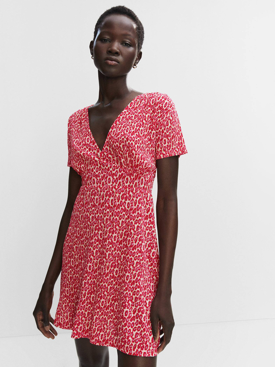 Buy MANGO Floral Print A Line Mini Dress - Dresses for Women 23200004 ...
