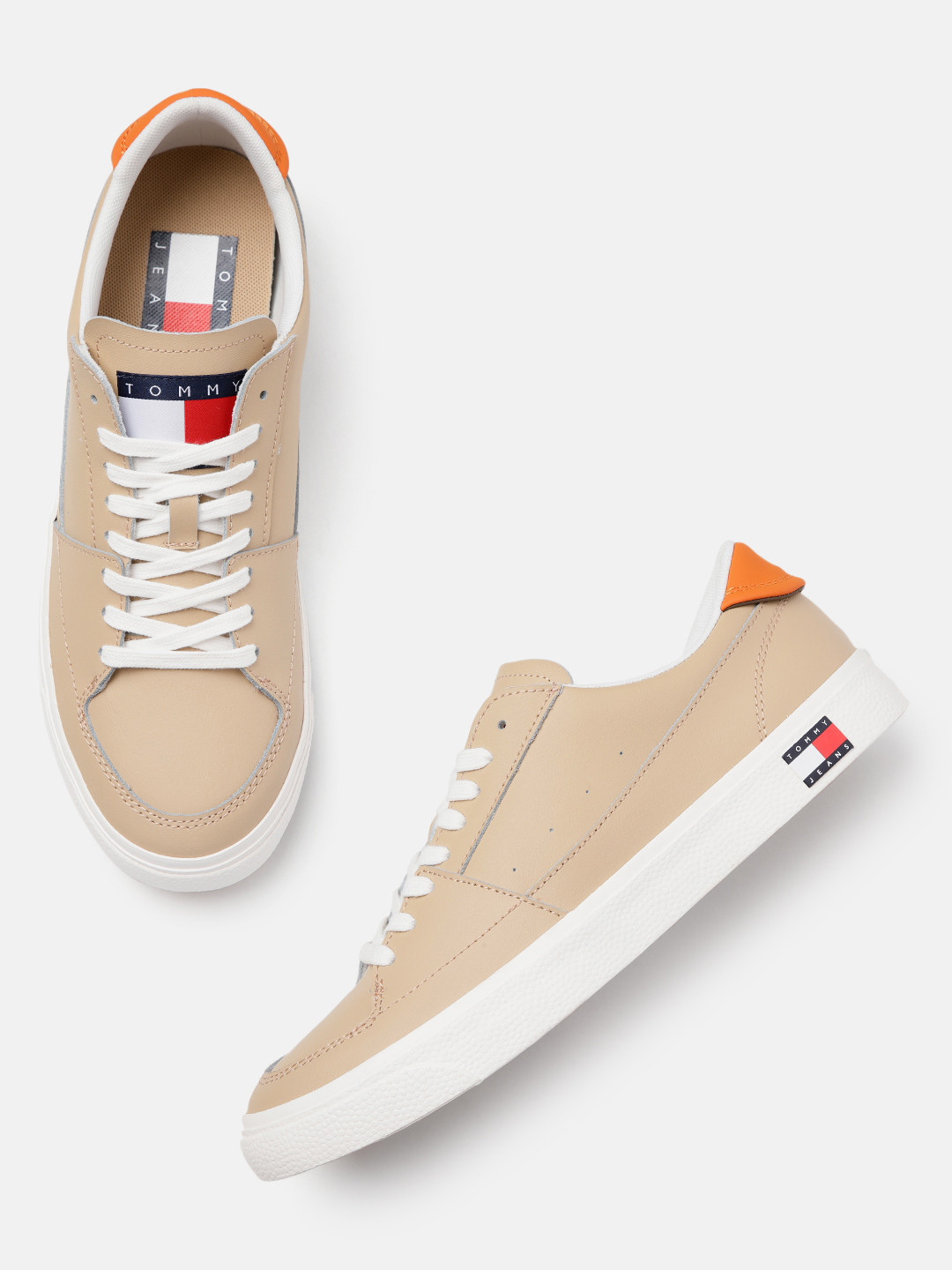 Buy Tommy Hilfiger Men TJM Vulcanized Leather Sneakers - Casual Shoes ...