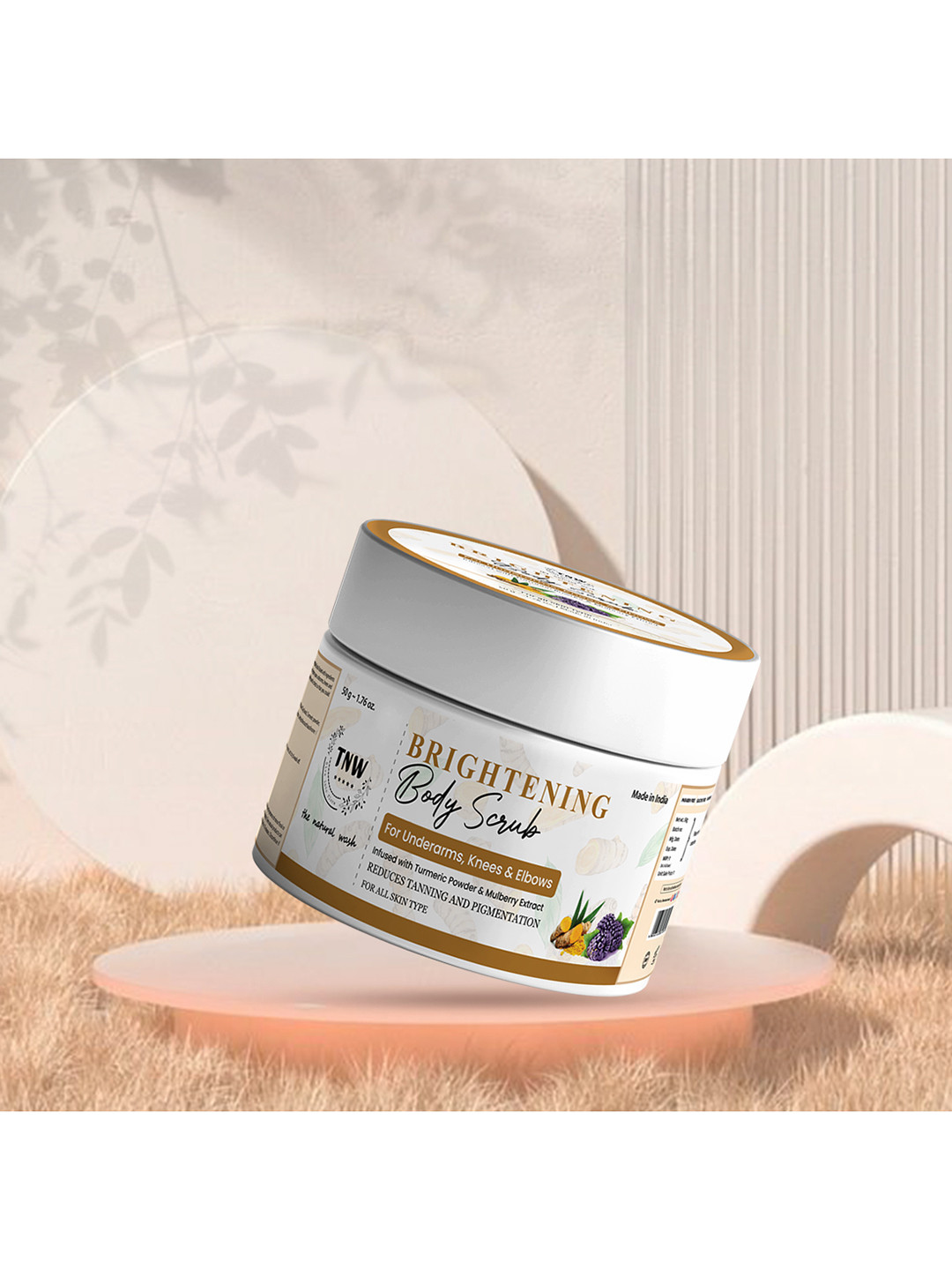 Buy TNW The Natural Wash Brightening Body Scrub For Underarms Knees ...