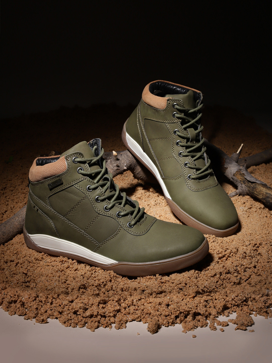 Buy Red Chief Men Leather High Top Regular Boots - Boots for Men ...