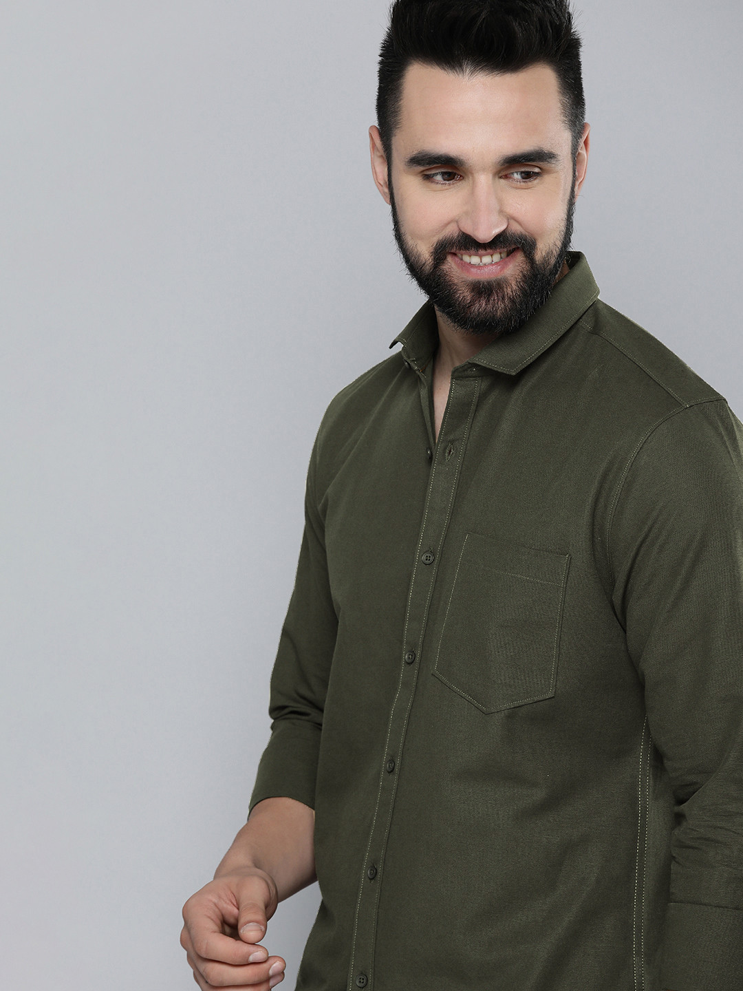 Buy Mast & Harbour Men Regular Fit Opaque Casual Shirt - Shirts for Men ...