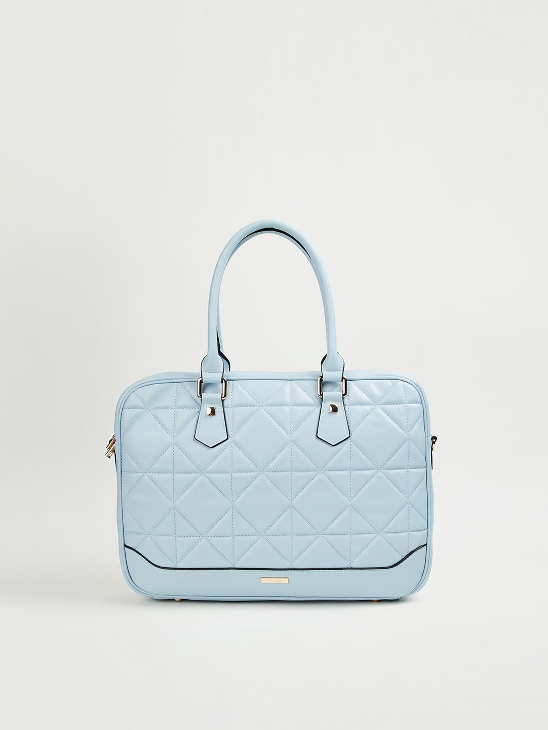 Buy CODE By Lifestyle Textured Structured Handheld Bag With Quilted ...