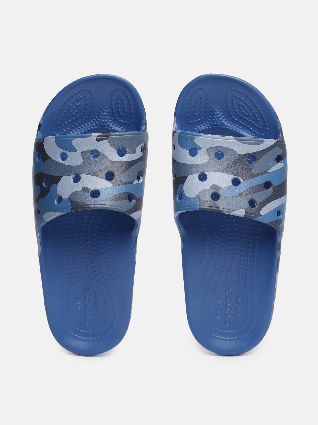 Buy Crocs Unisex Camouflage Printed Sliders - Flip Flops for Unisex ...