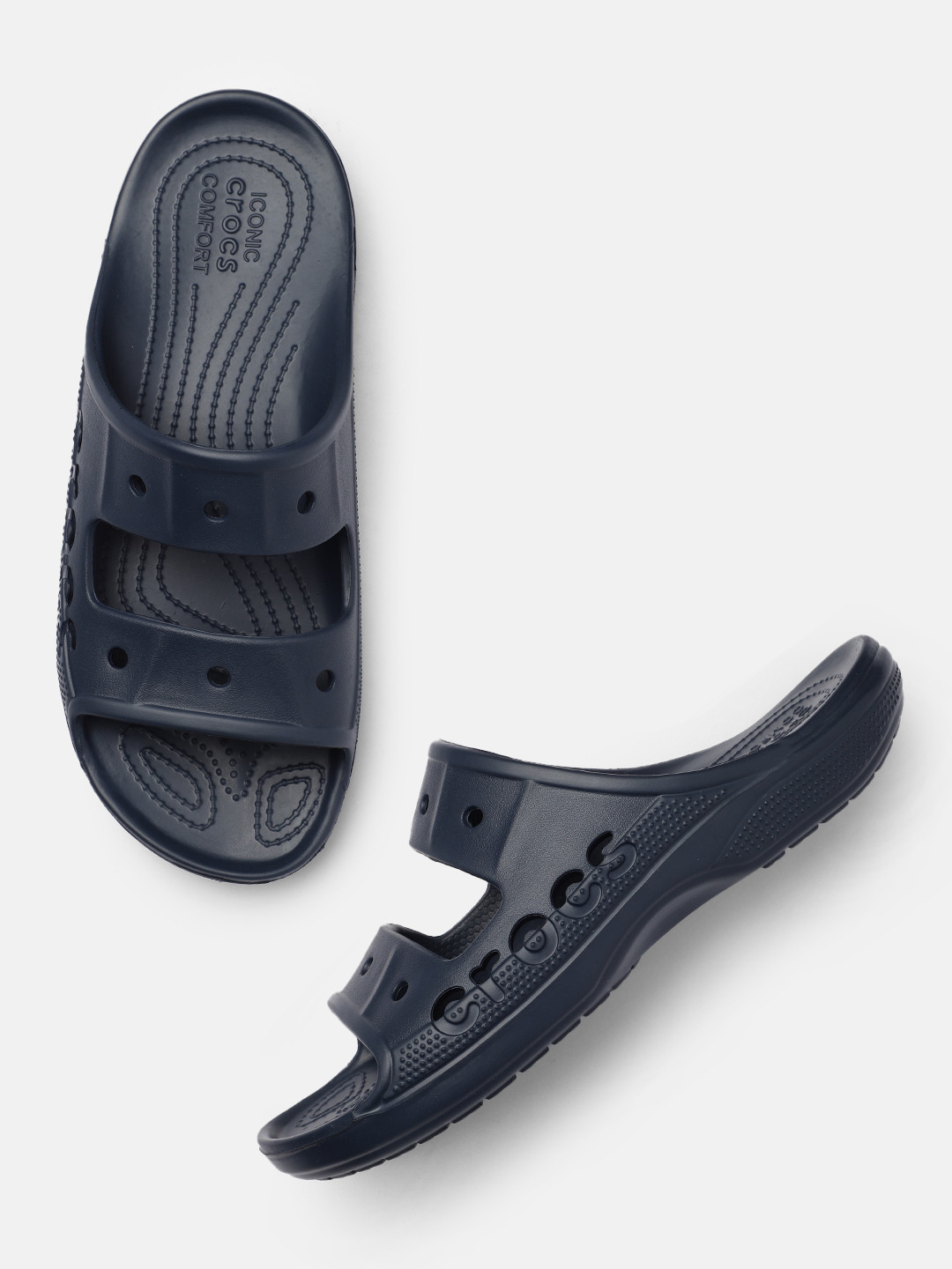 Buy Crocs Men Baya Sliders - Flip Flops for Men 23225492 | Myntra