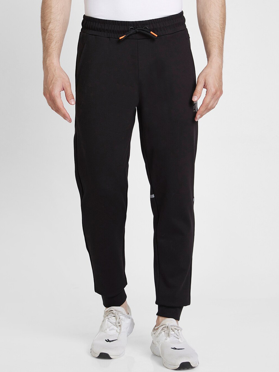 Buy SPYKAR Men Mid Rise Slim Fit Cotton Joggers - Track Pants for Men ...