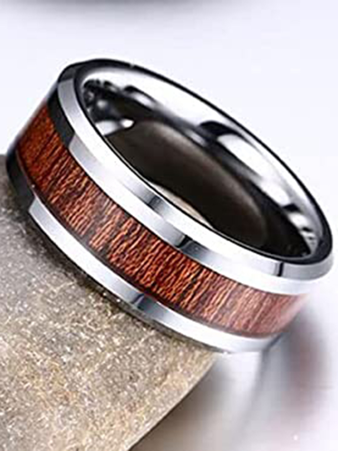 Buy VIEN Men Silver Plated Band Ring - Ring for Men 23231010 | Myntra