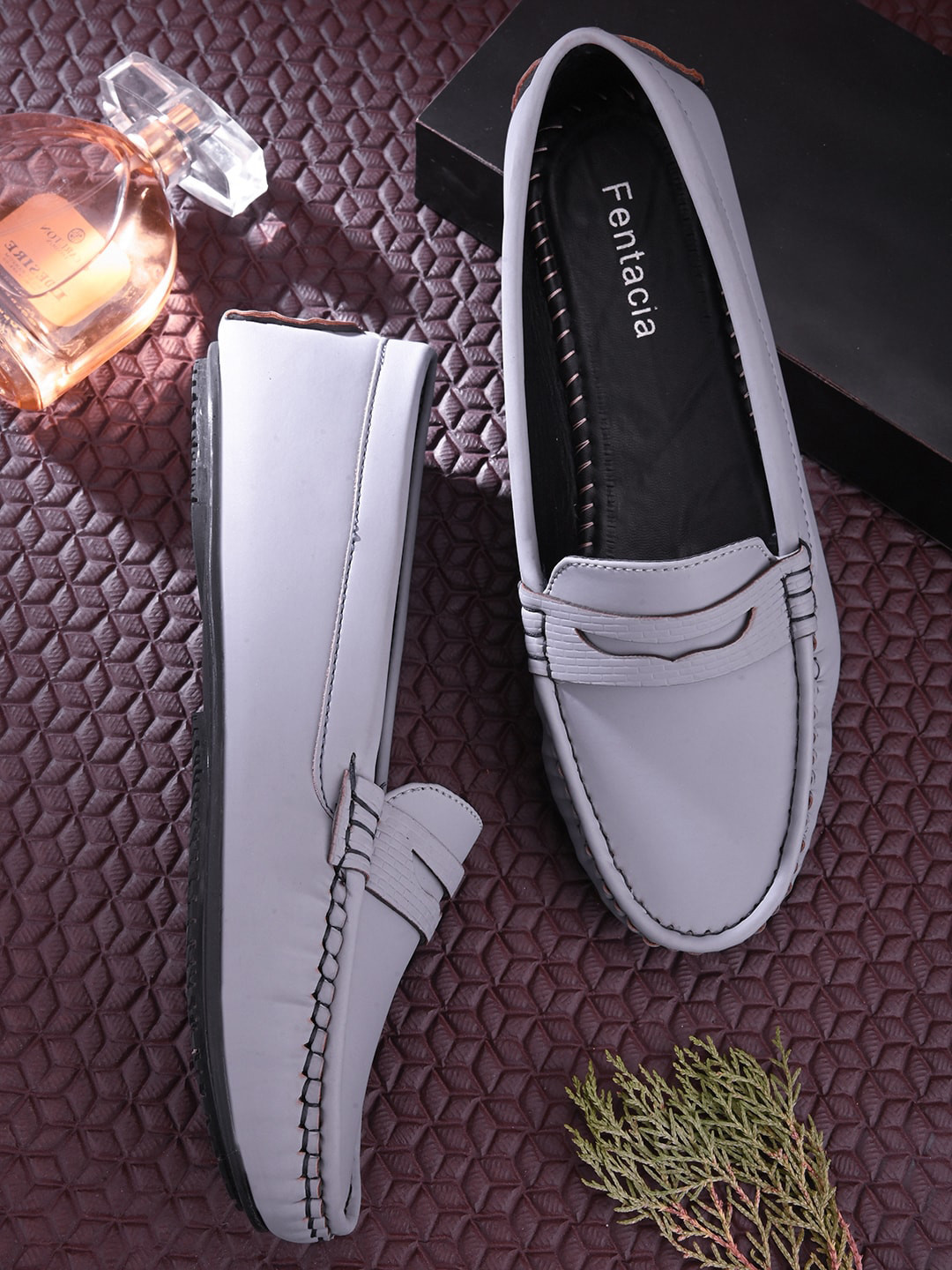 Buy Fentacia Women Padded Insole Lightweight Penny Loafers - Casual ...