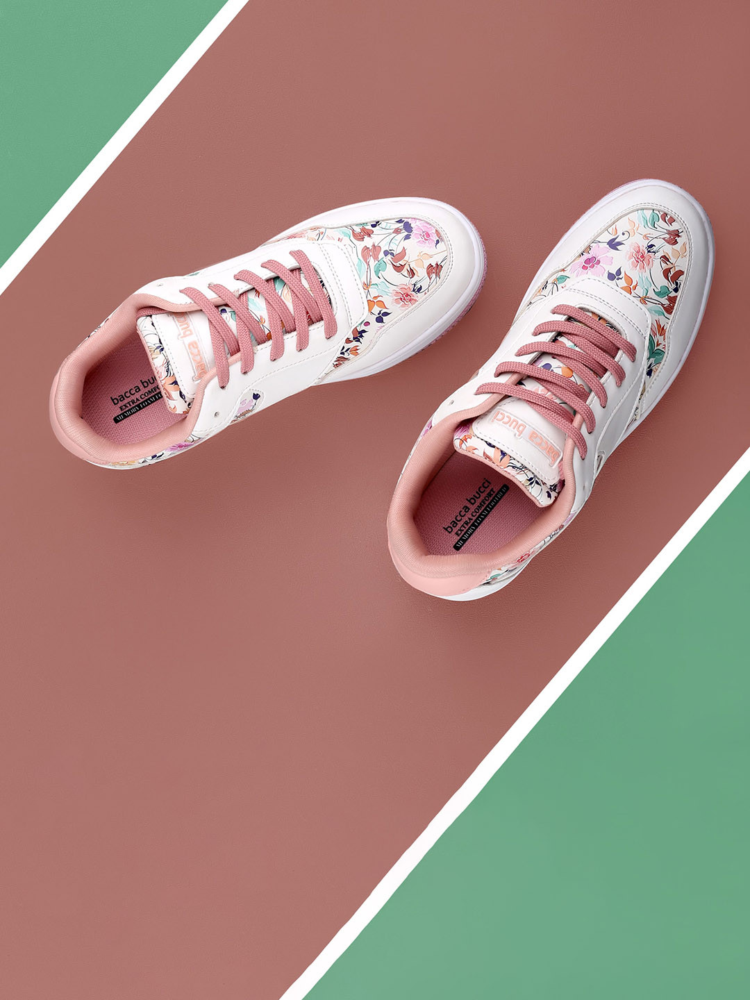 Buy Bacca Bucci Women VIXEN Printed Soft Foam Midsole Basics Sneakers ...