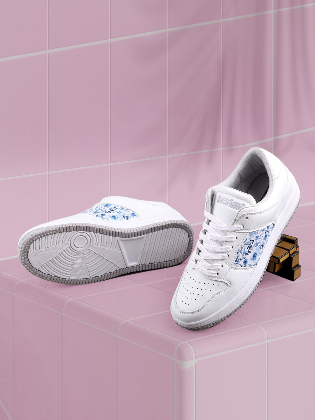 Buy Bacca Bucci Women Printed Soft Foam Midsole Basics Sneakers ...