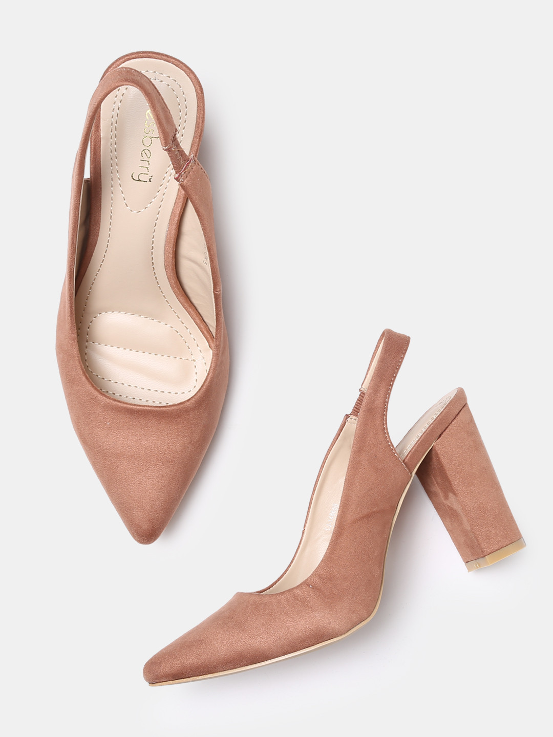 Buy DressBerry Women Pink Solid Pumps - Heels for Women 2324816 | Myntra