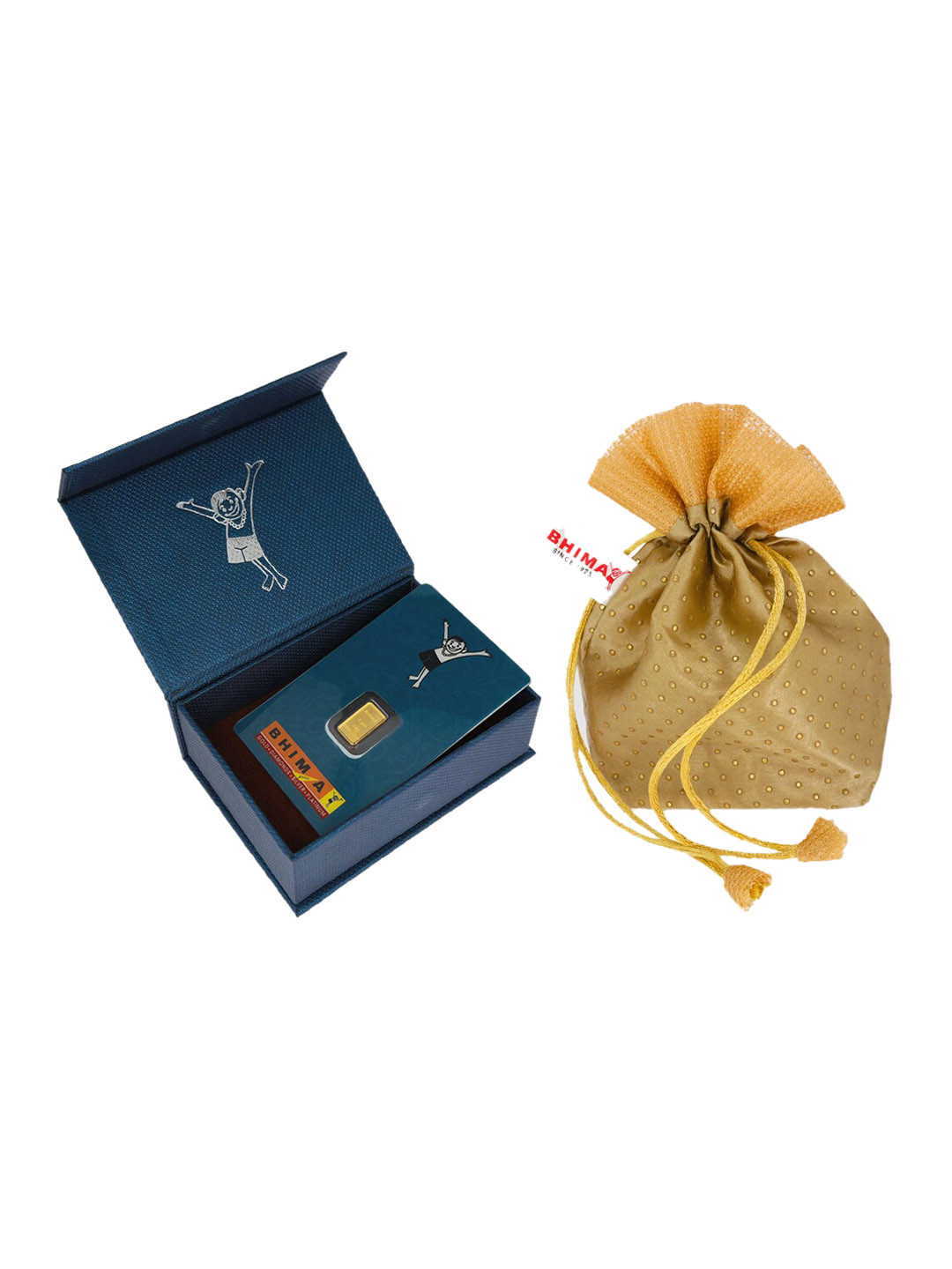 Buy BHIMA 24K 999 Purity Gold Bar 2 Gram - Gold Coin for Unisex ...