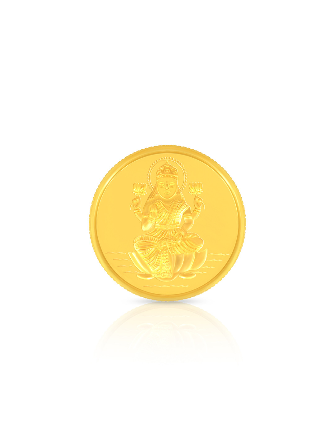 Buy BHIMA BIS Hallmark 22K 916 Purity Lakshmi Gold Coin 1 Gram - Gold ...