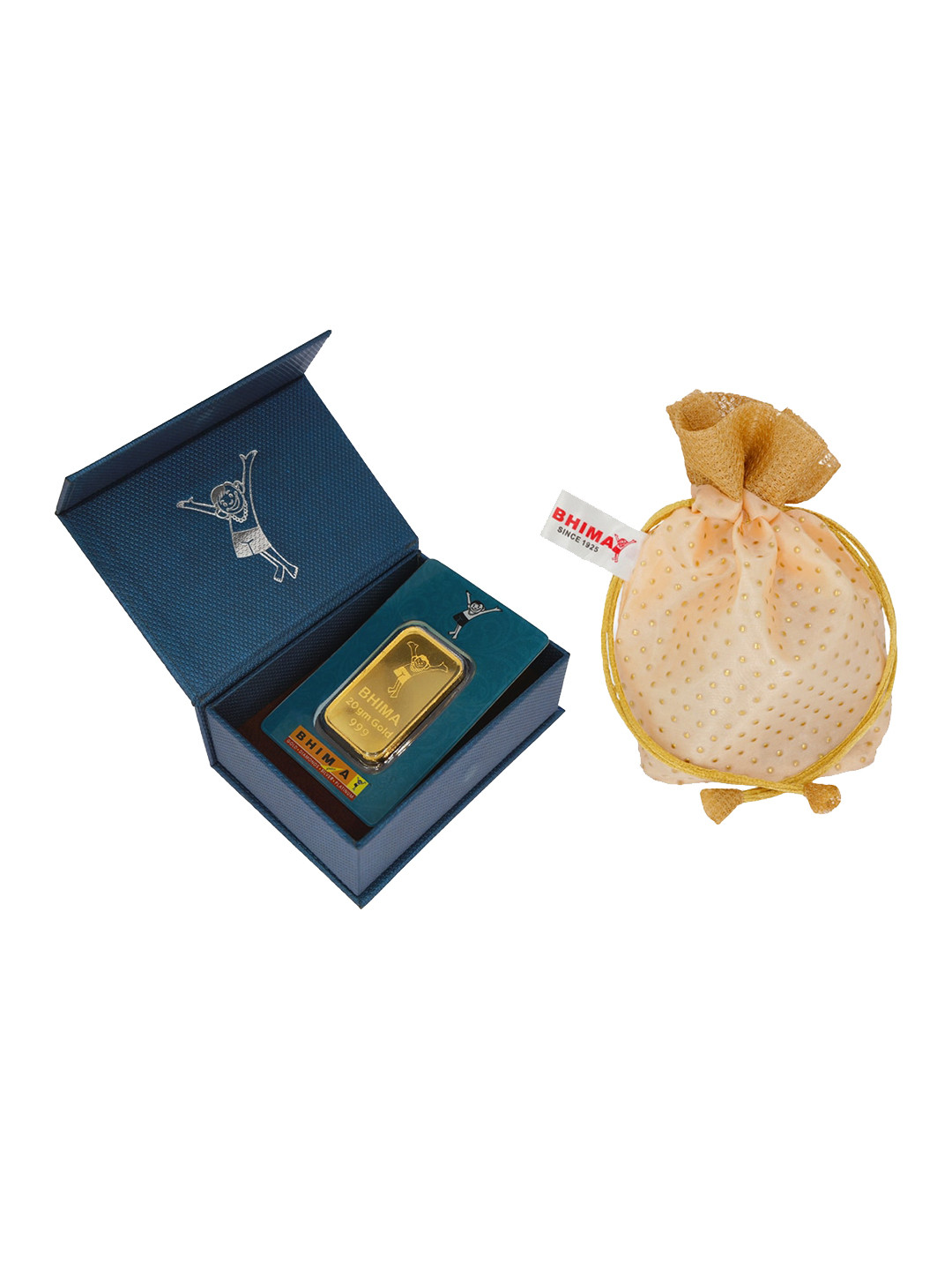 Buy BHIMA Floral 24K 999 Purity Gold Bar 20 Gram - Gold Coin for Unisex ...