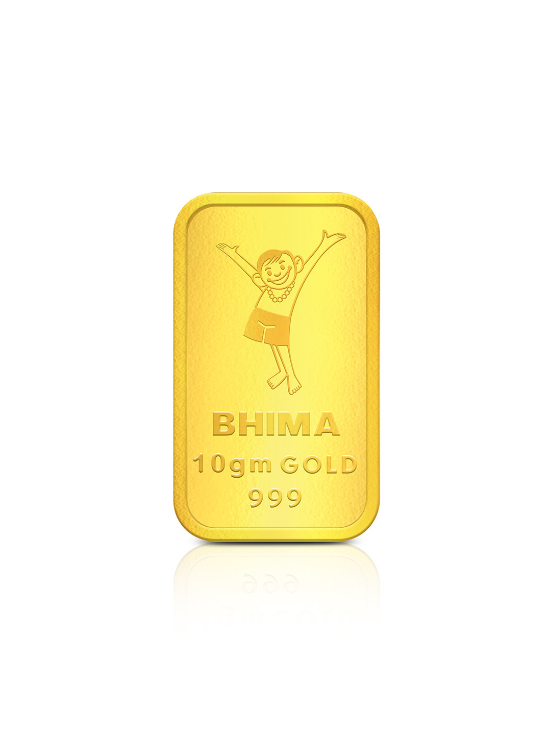 Buy BHIMA Floral 24K 999 Purity Gold Bar 10 Gram - Gold Coin for Unisex ...