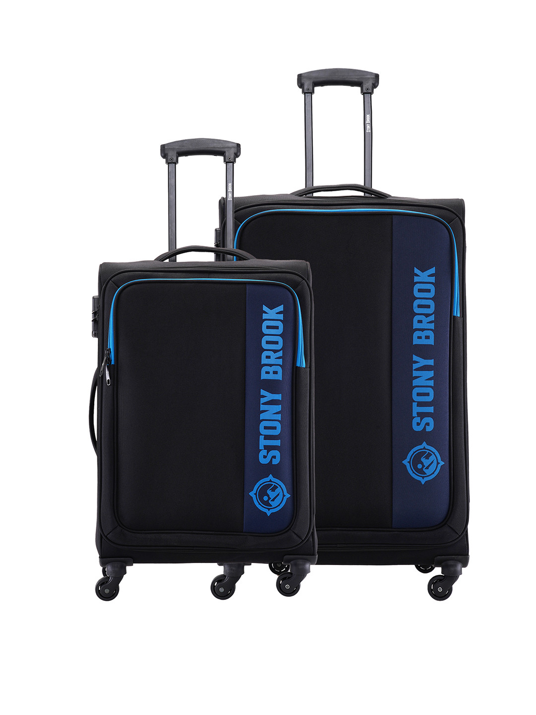 Buy Stony Brook By Nasher Miles Set Of 2 Brand Logo Printed Soft Sided ...