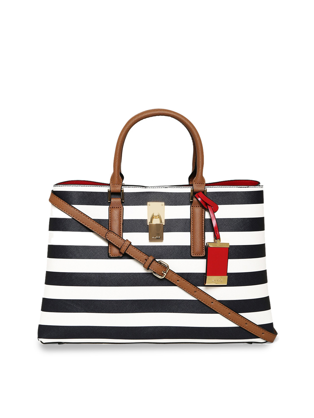 Buy ALDO Striped Structured Tote Bag - Handbags for Women 23266392 | Myntra