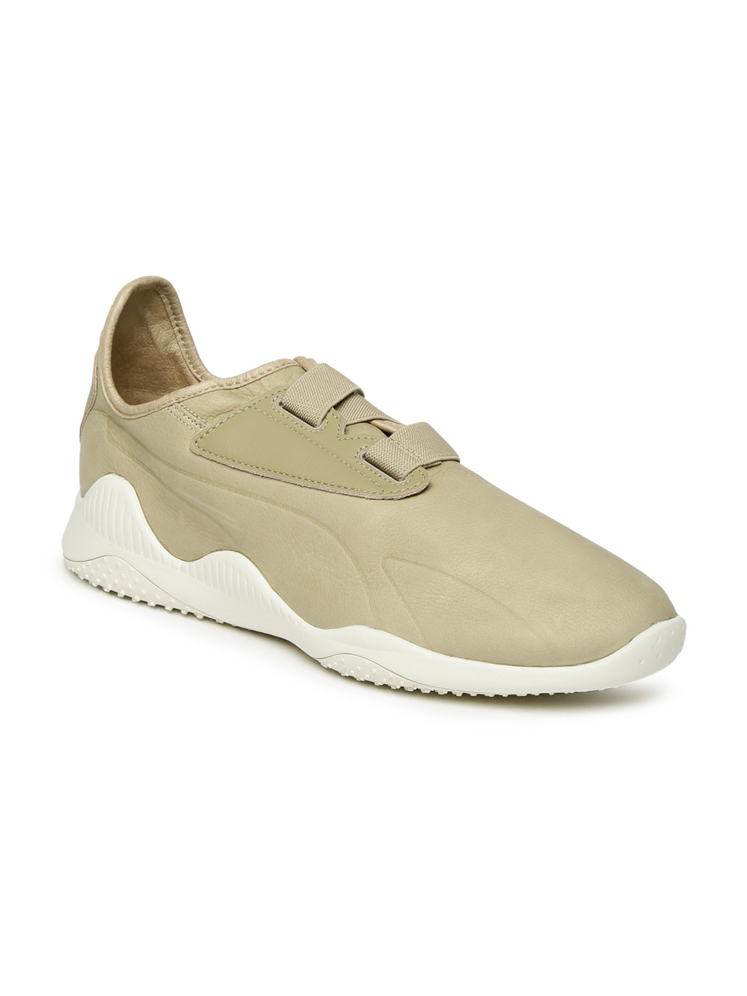 Buy Puma Unisex Beige Mostro Premium Leather Sneakers - Casual Shoes ...