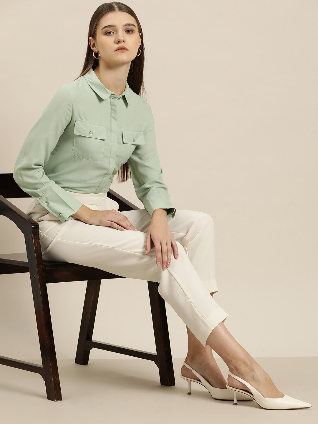 Buy Her By Invictus Women Solid Casual Shirt - Shirts for Women ...