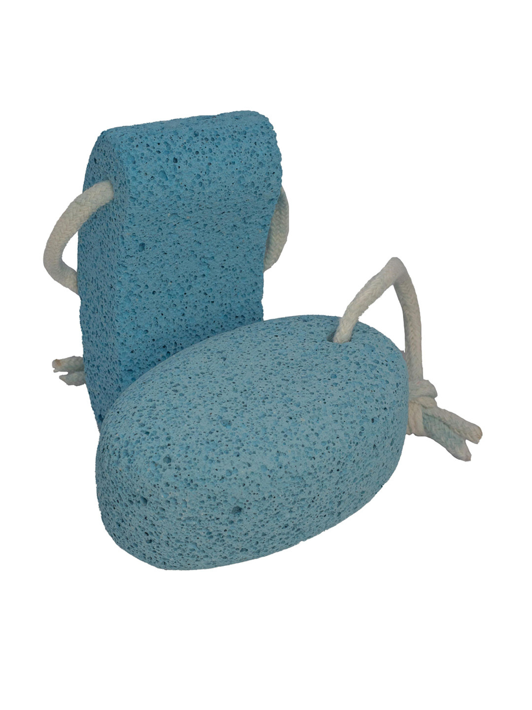 Buy ALLURE Set Of 2 Natural Pumice Stones Blue - Loofah Sponges And ...