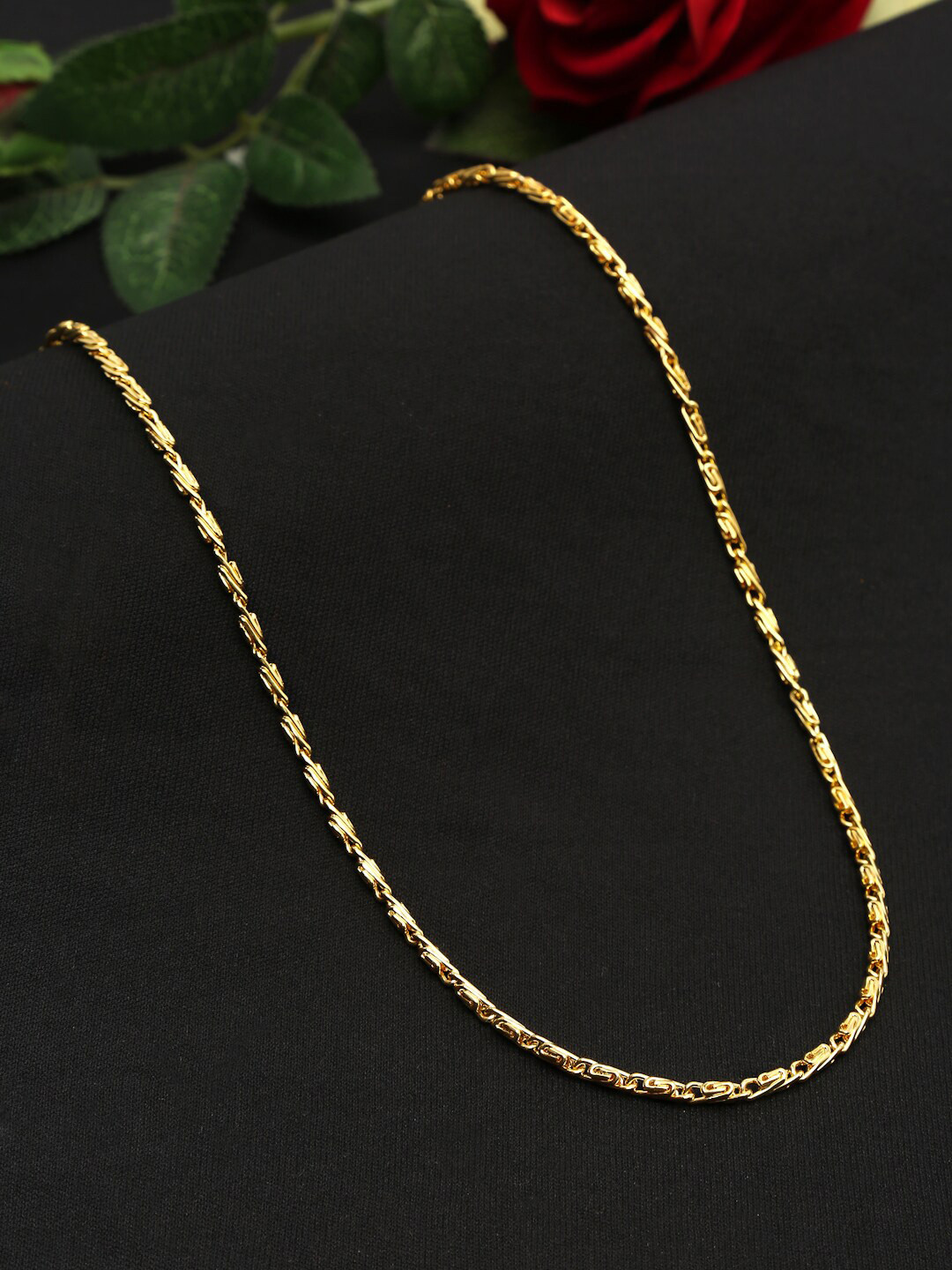 Buy Roadster Gold Plated Minimal Necklace - Necklace And Chains for ...