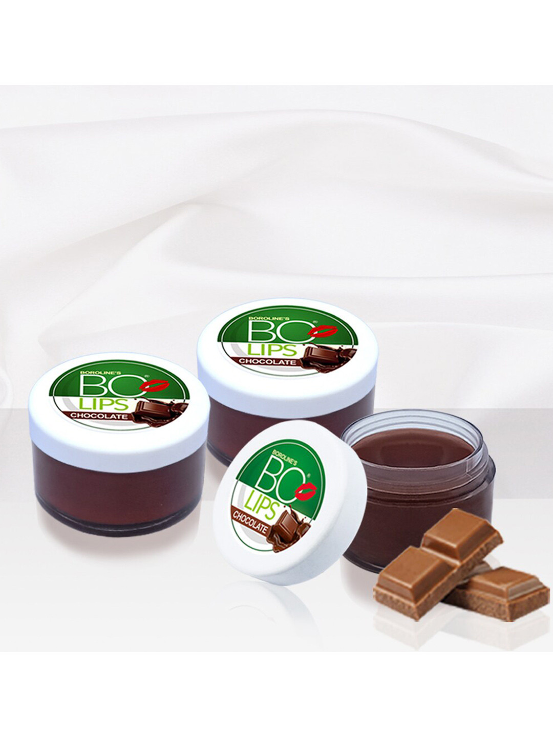 Buy BOROLINE Bo Lips Set Of 3 Lip Balms 10gm Each Chocolate - Lip Balm ...