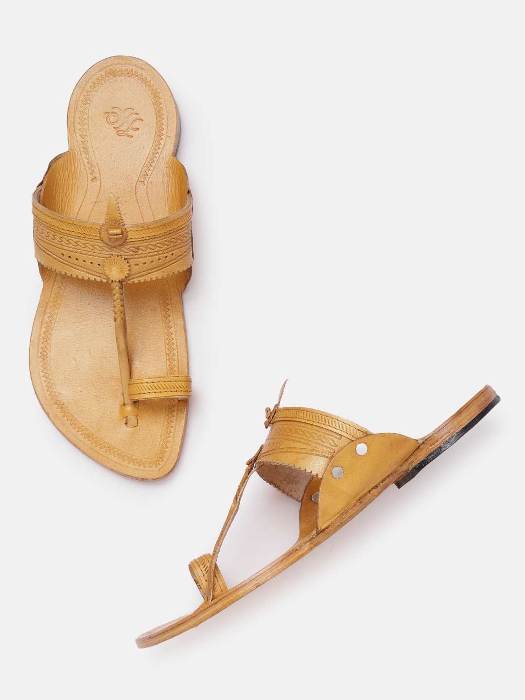 Buy House Of Pataudi Men One Toe Ethnic Comfort Sandals - Sandals for ...