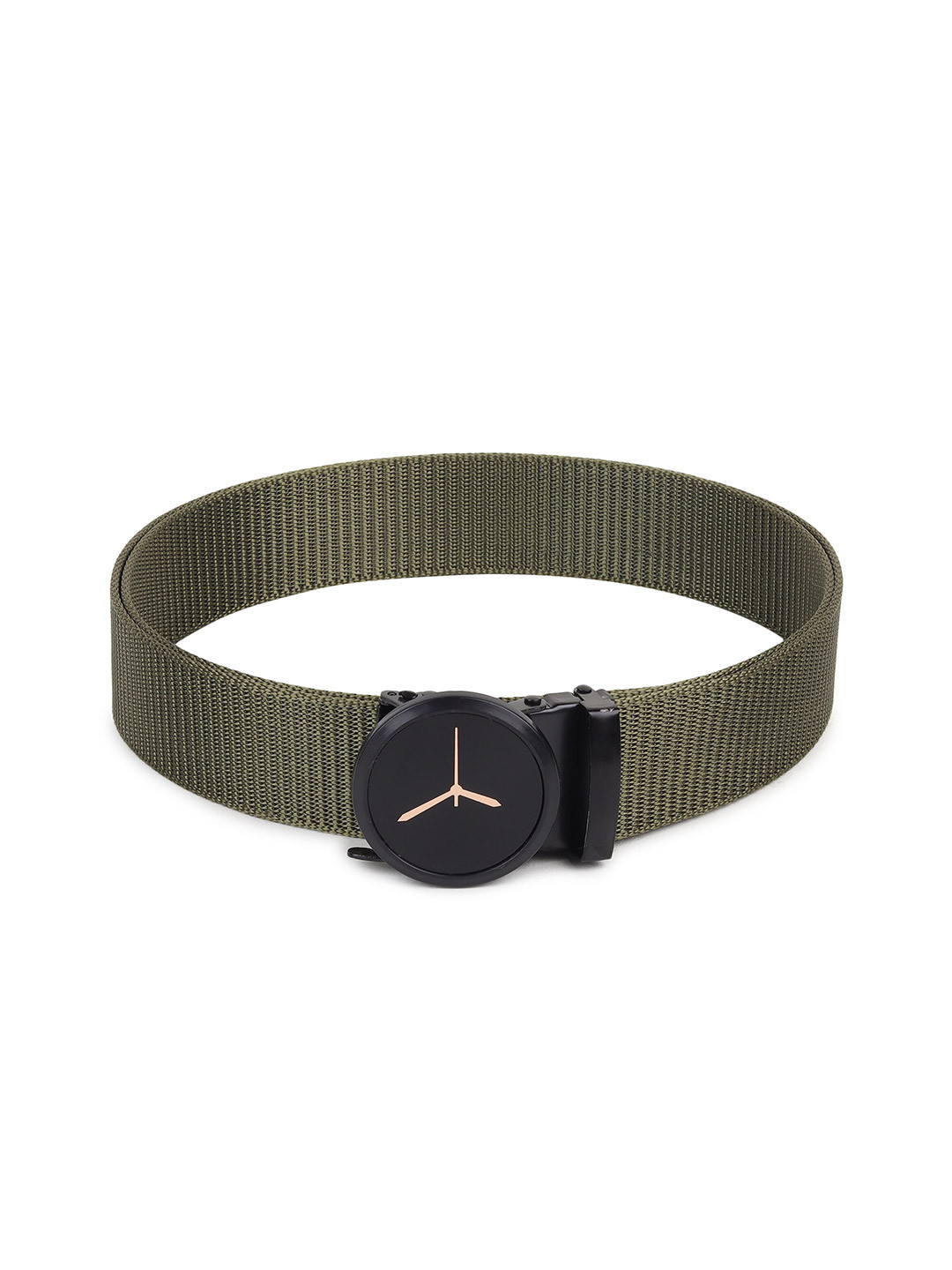 Buy HENEDA Men Wide Textured Auto Lock And Stylish Buckle Belt - Belts ...