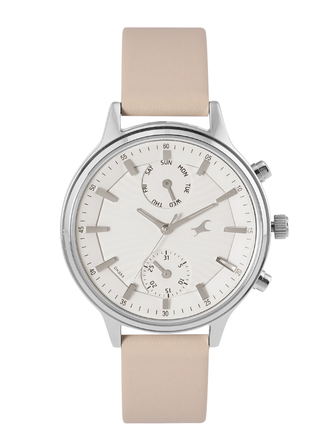 Buy Fastrack Women Printed Dial Leather Straps Analogue Chronograph ...