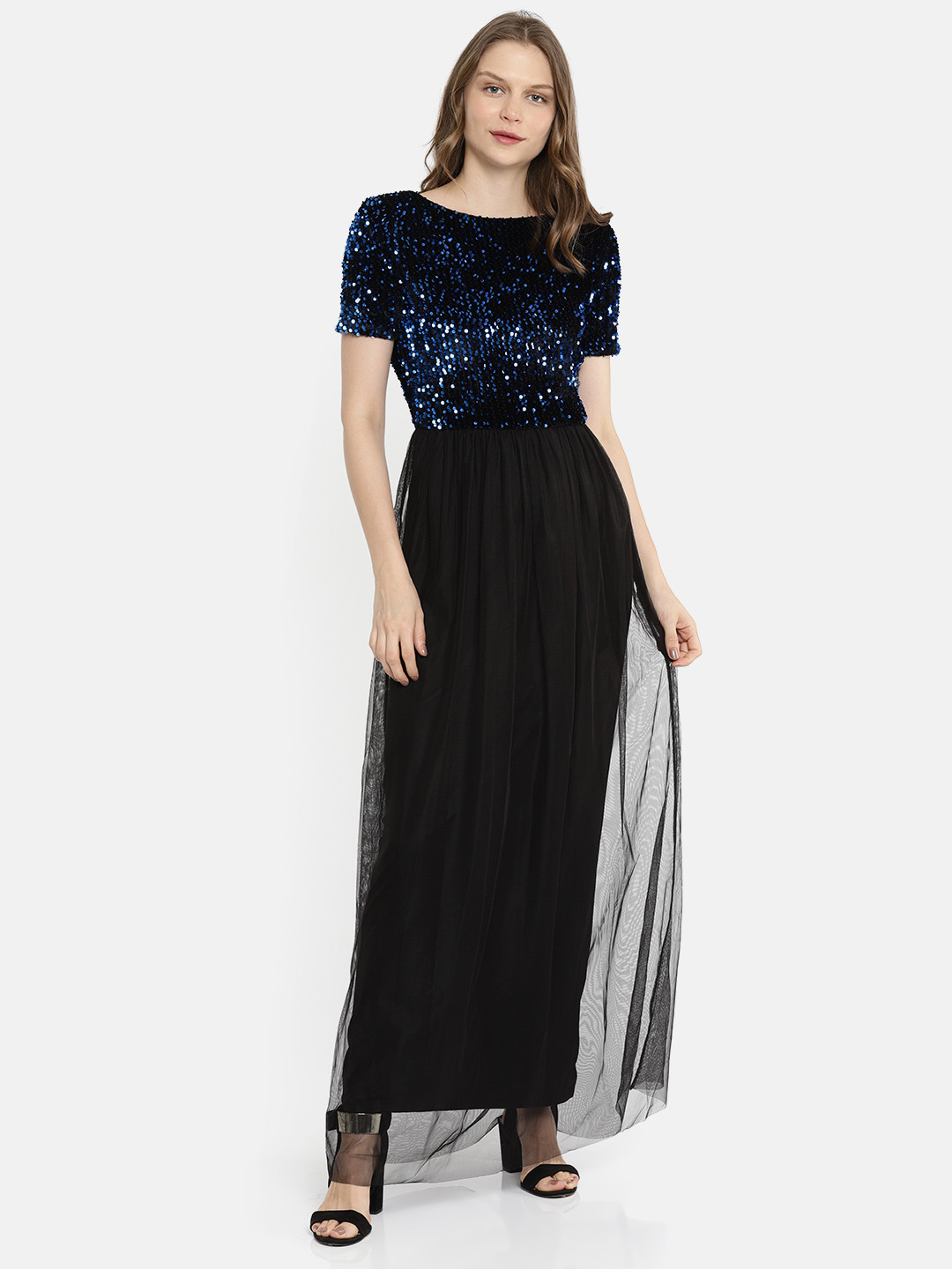 Buy ONLY Women Black Solid Maxi Dress - Dresses for Women 2331137 | Myntra