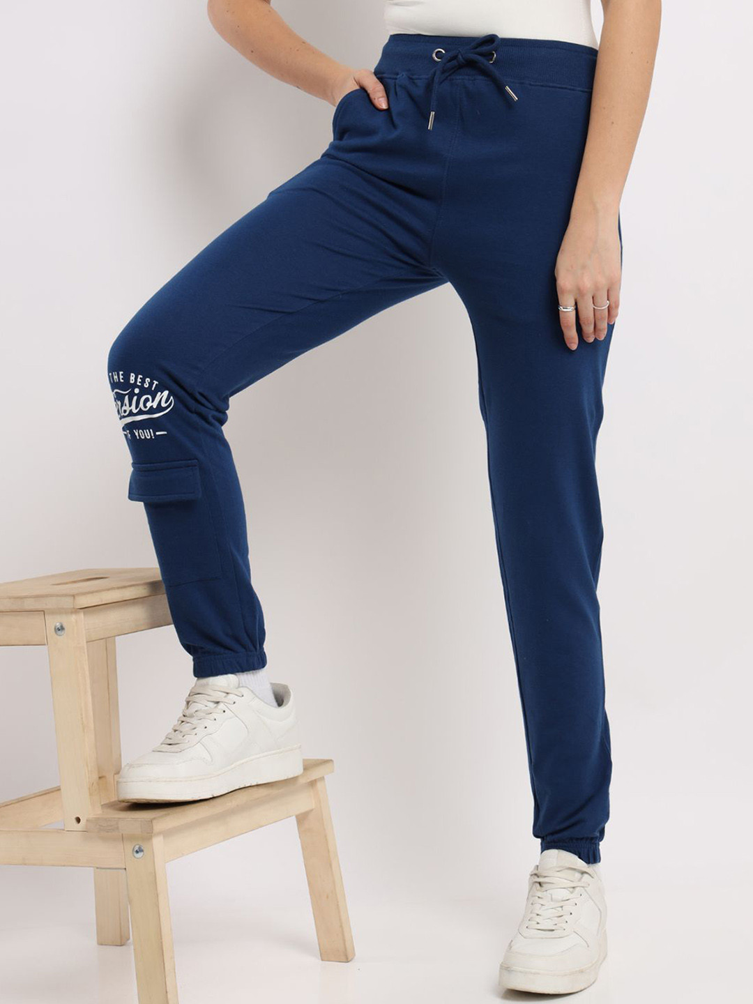 Buy NOBERO Women Mid Rise Cotton Joggers - Trousers for Women 23316978 ...