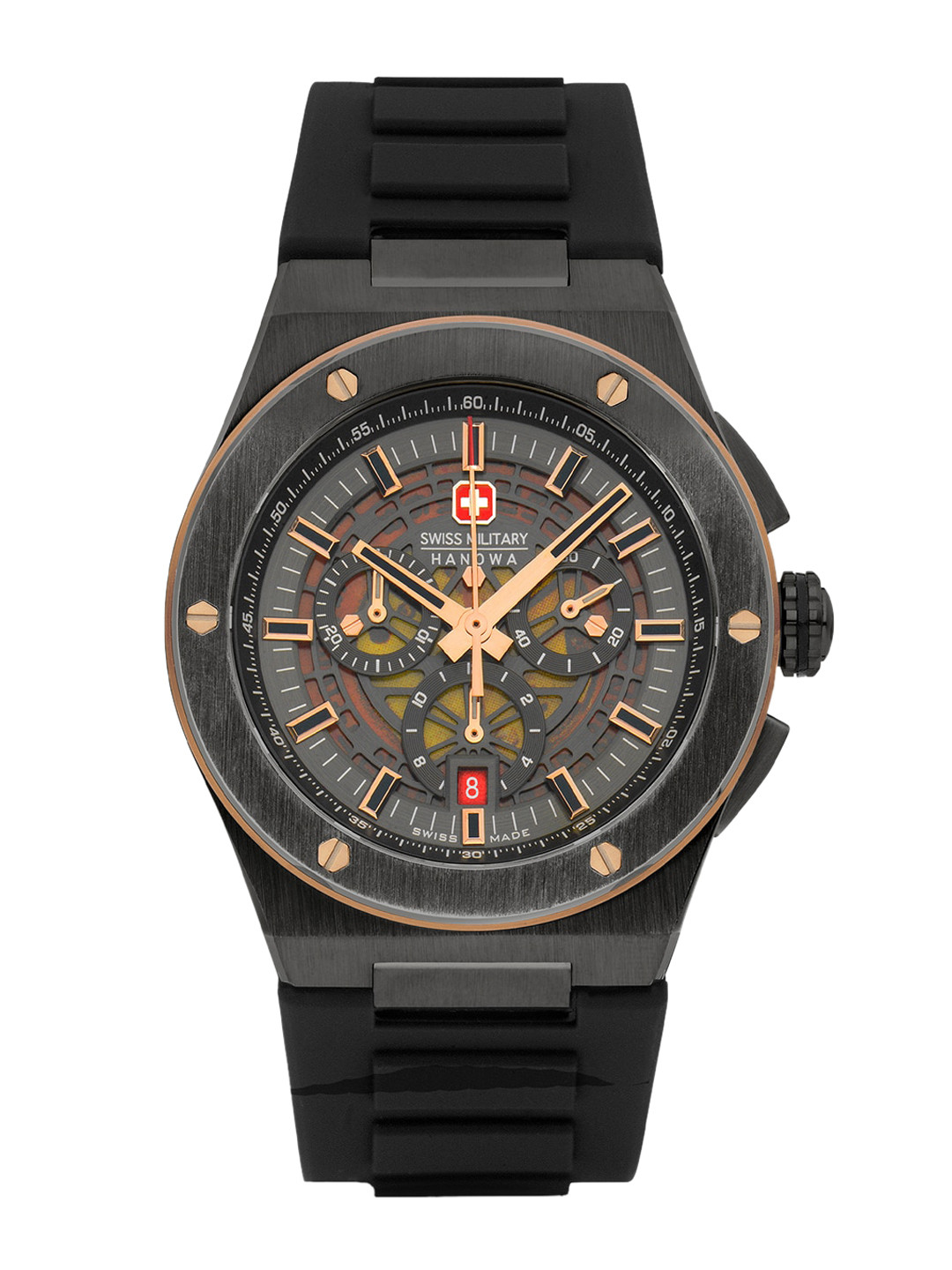 Buy SWISS MILITARY HANOWA Men Dial & Straps Analogue Chronograph Swiss ...