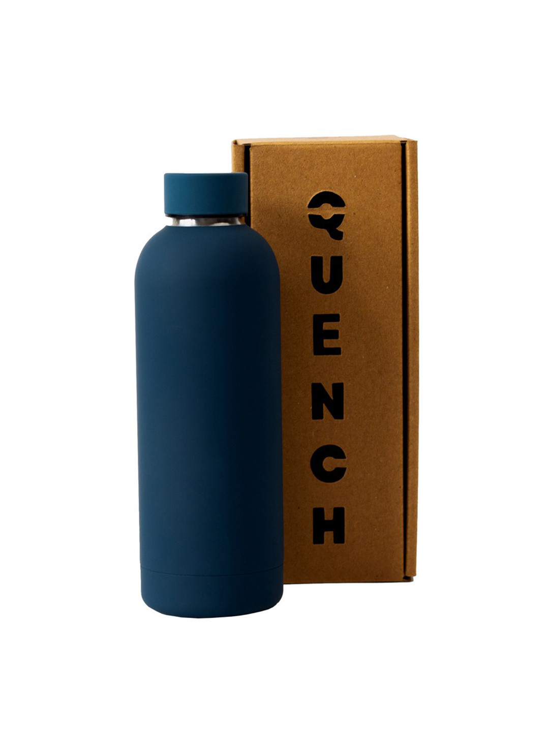 Buy THE MESSY CORNER Navy Blue Stainless Steel Water Bottle - Water ...