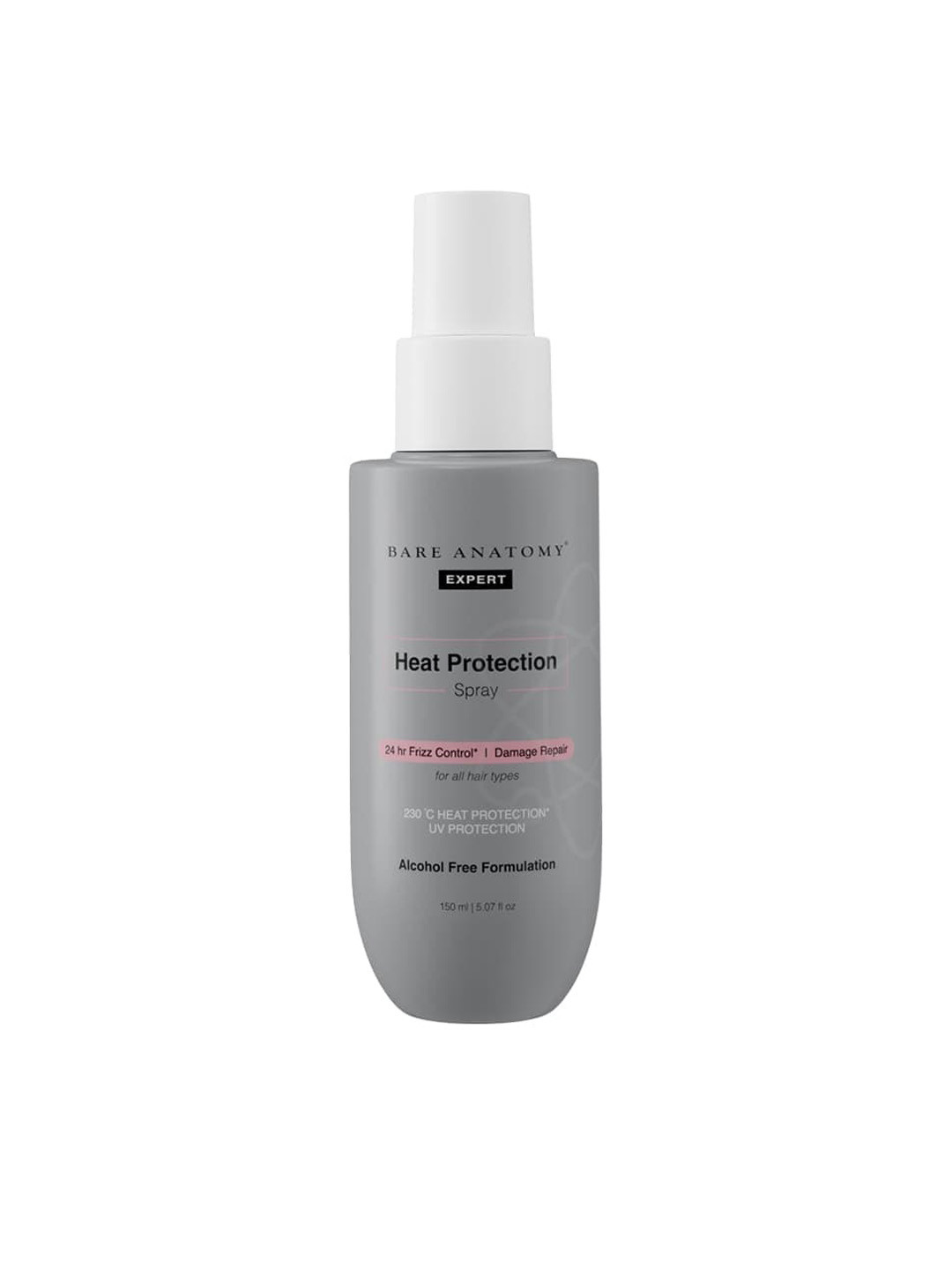 Buy Bare Anatomy Heat Protection Hair Spray For 24 Hrs Frizz Control ...