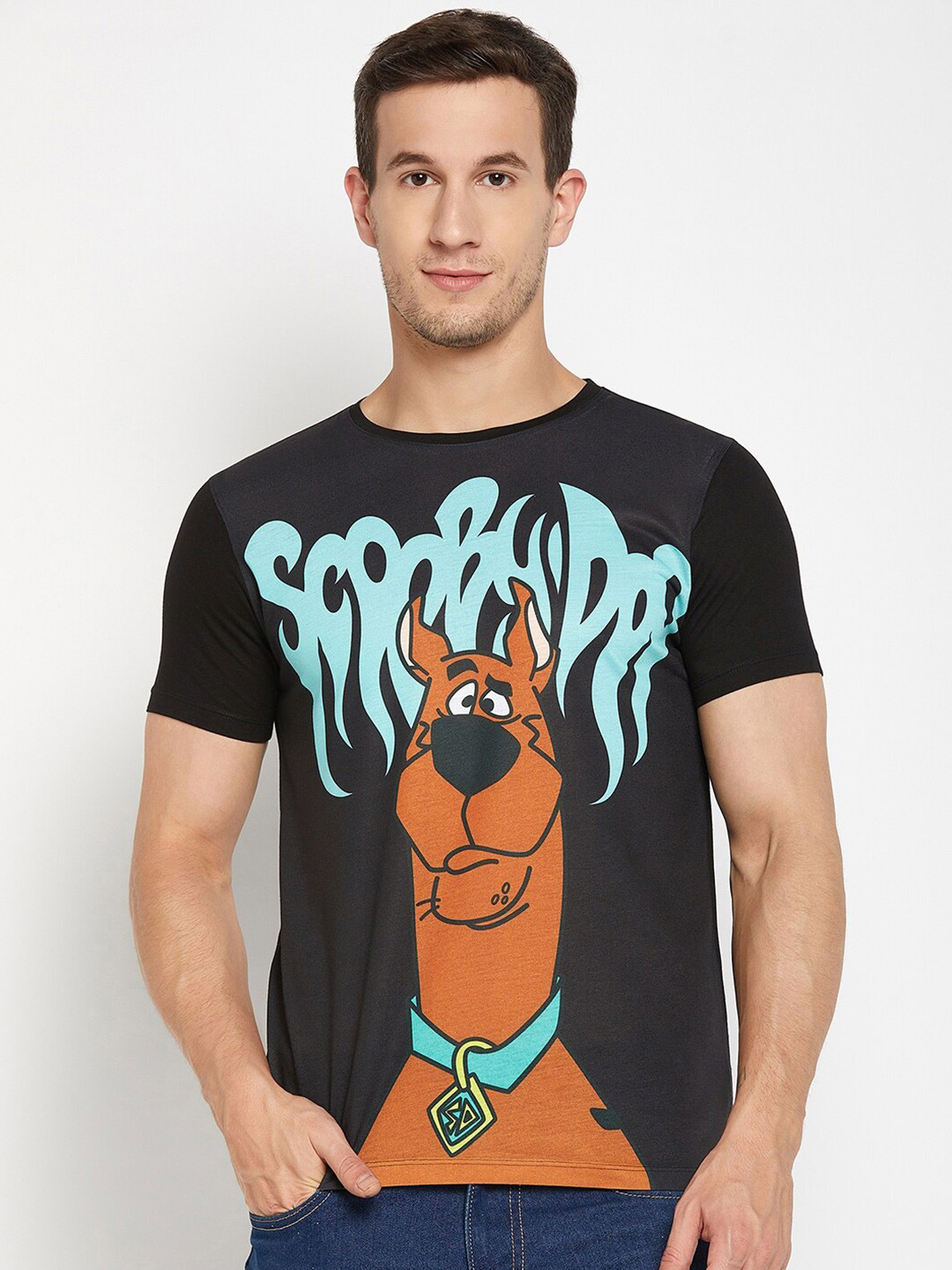Buy Wear Your Mind Scooby Doo Printed T Shirt - Tshirts for Men ...