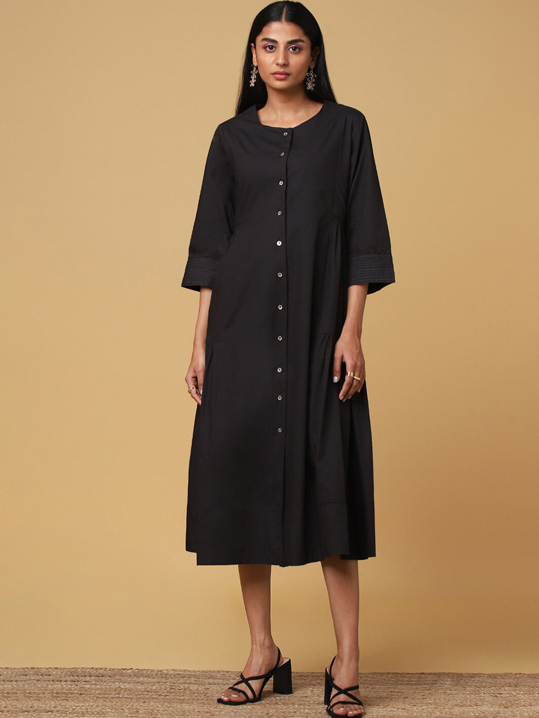Buy Marigold Lane Cotton A Line Midi Dress - Dresses for Women 23336412 ...