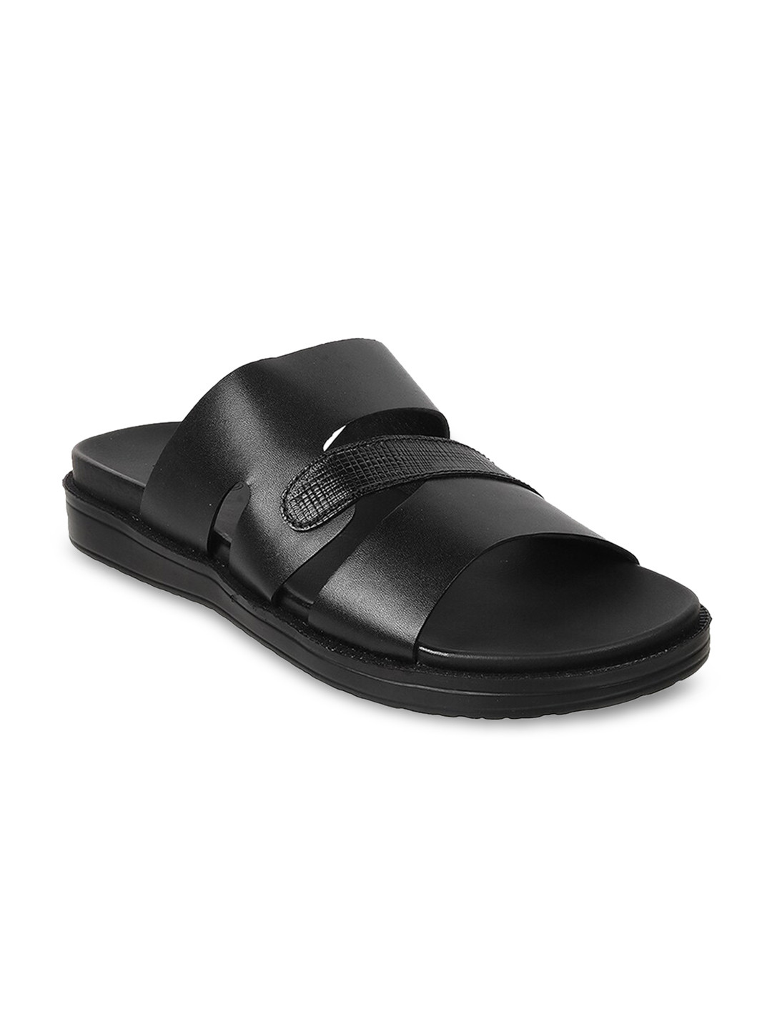 Buy Metro Men Leather Comfort Sandals - Sandals for Men 23338496 | Myntra