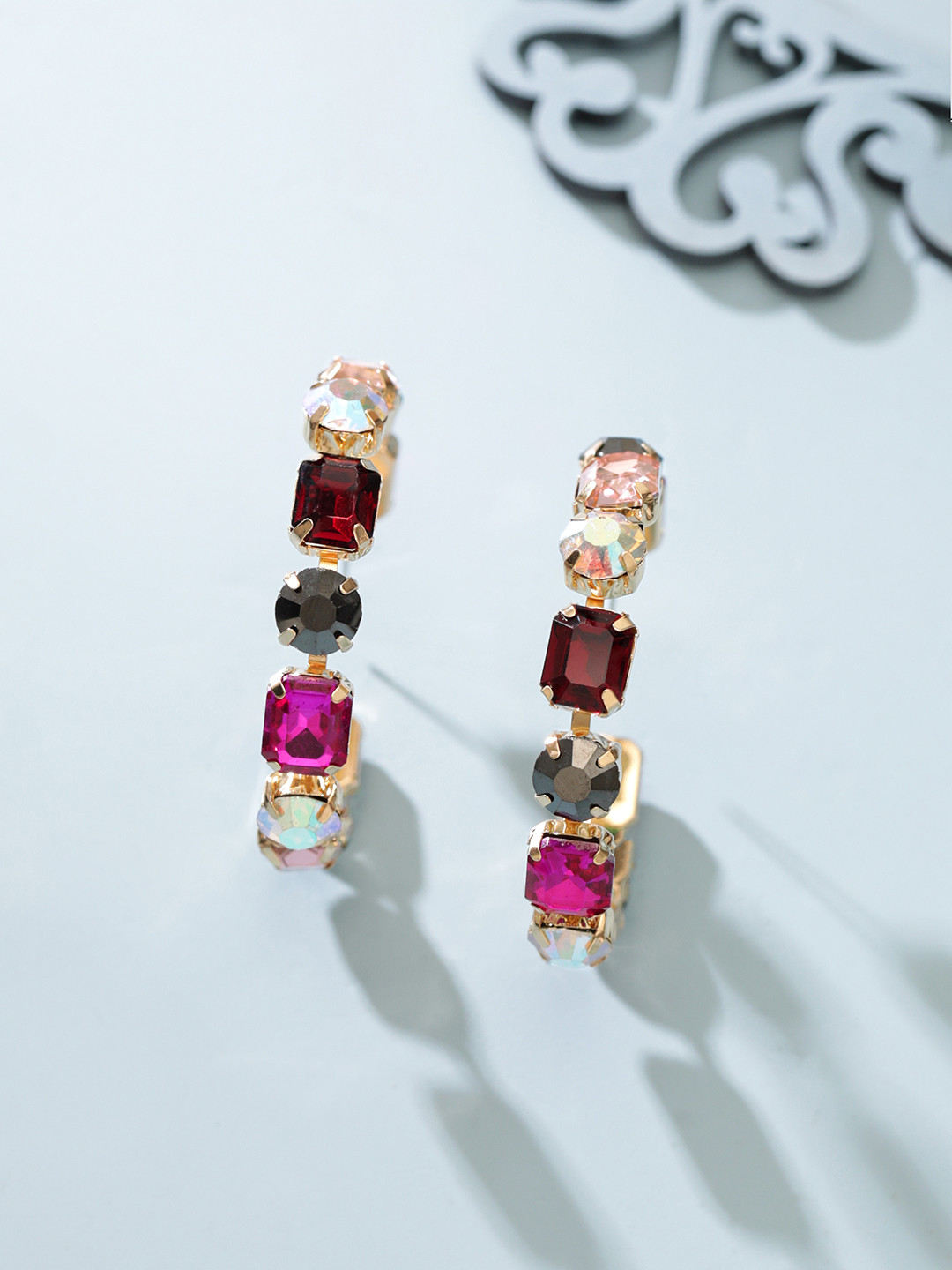 Buy TOKYO TALKIES X Rubans FASHION ACCESSORIES Gold Plated Zircon ...