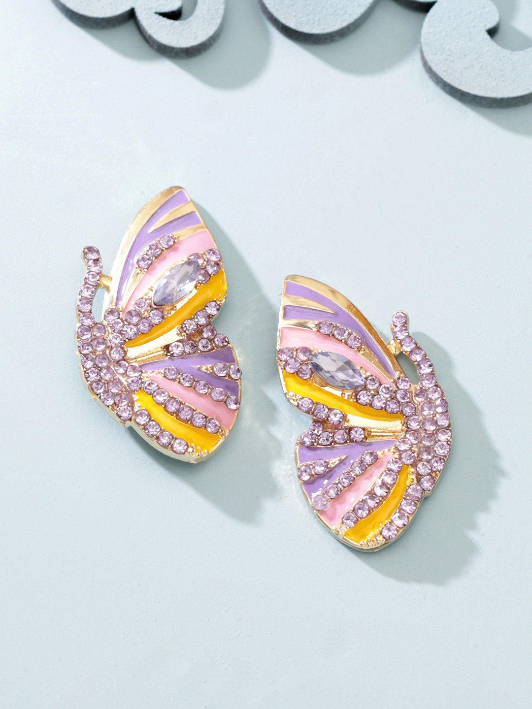 Buy TOKYO TALKIES X Rubans FASHION ACCESSORIES Gold Plated Contemporary ...