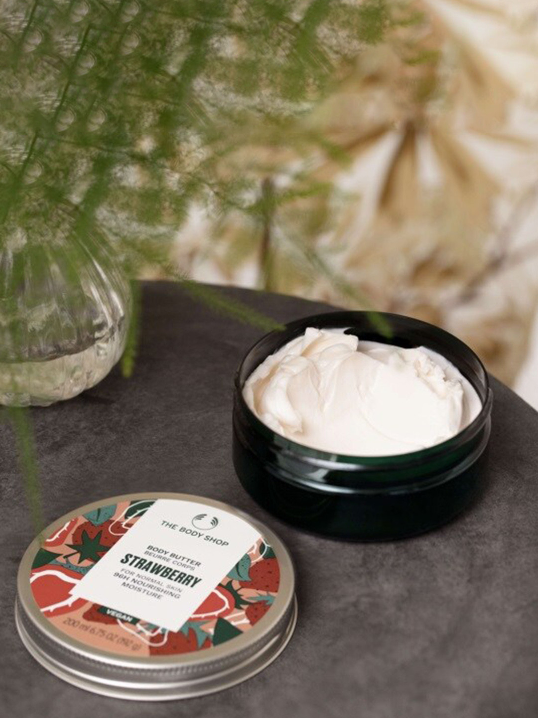 Buy THE BODY SHOP Vegan Strawberry Body Butter 200 Ml - Body Butter for ...