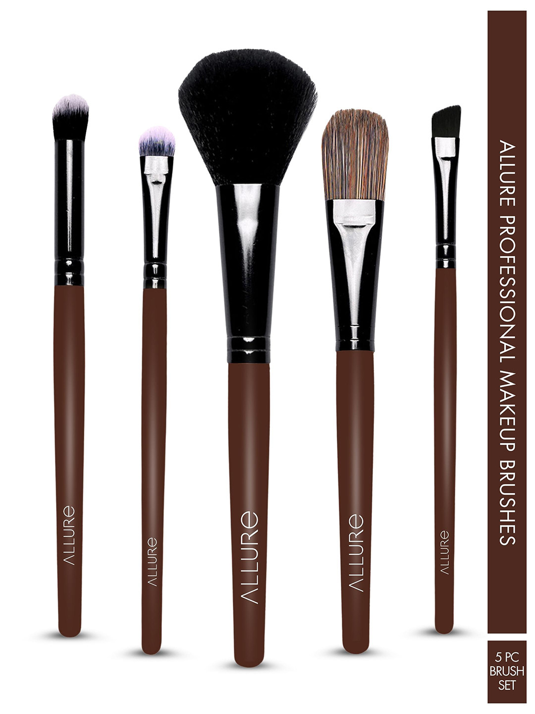 Buy ALLURE Set Of 5 Makeup Brushes - Face Brush for Women 23353846 | Myntra