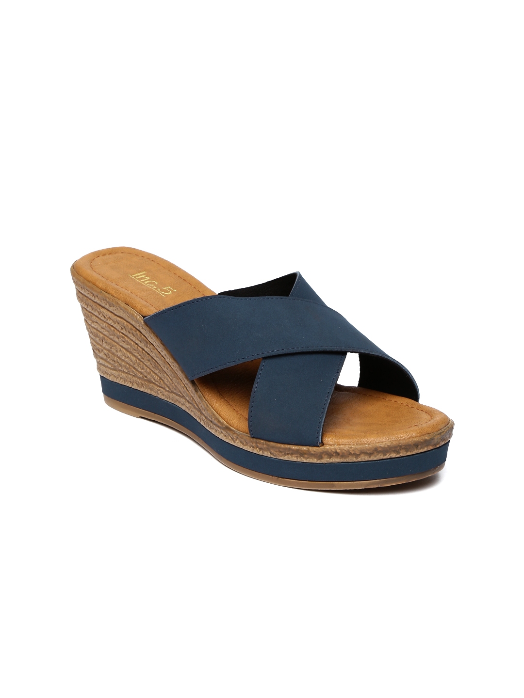 Buy Inc 5 Women Navy Blue Sandals Heels For Women 2335997 Myntra