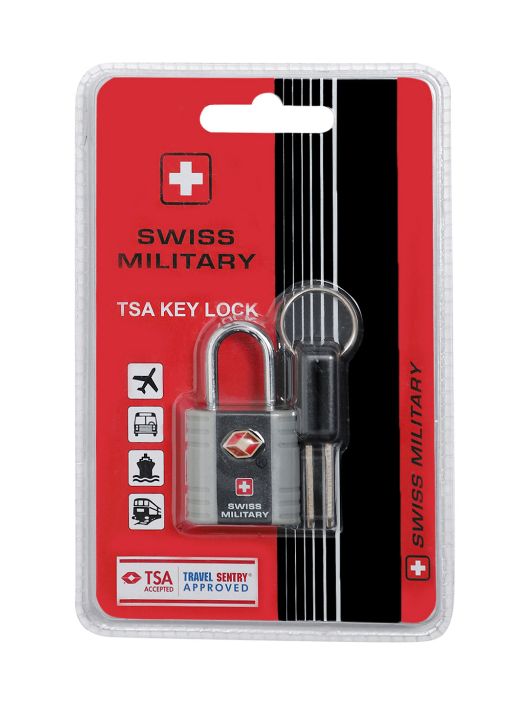 Buy Swiss Military Black & Grey Safety Lock - Travel Accessory for ...